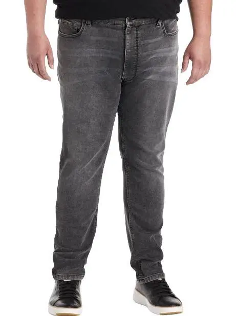 TRUE NATION BY DXL Big & Tall Slim Fit Weekend Jeans - Grey Watch