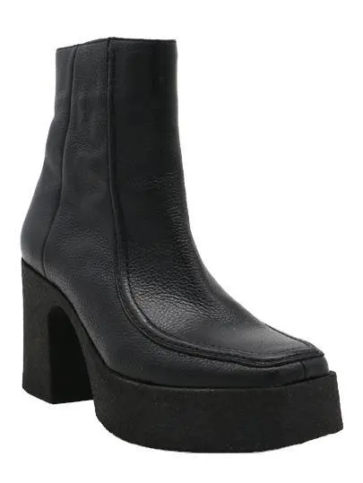 STIVALI NEW YORK Agathe Platform Ankle Boots - Black