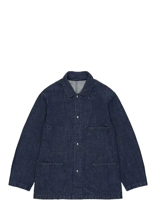 FORTELA Blake Indigo Rinse Denim Jacket - Blue