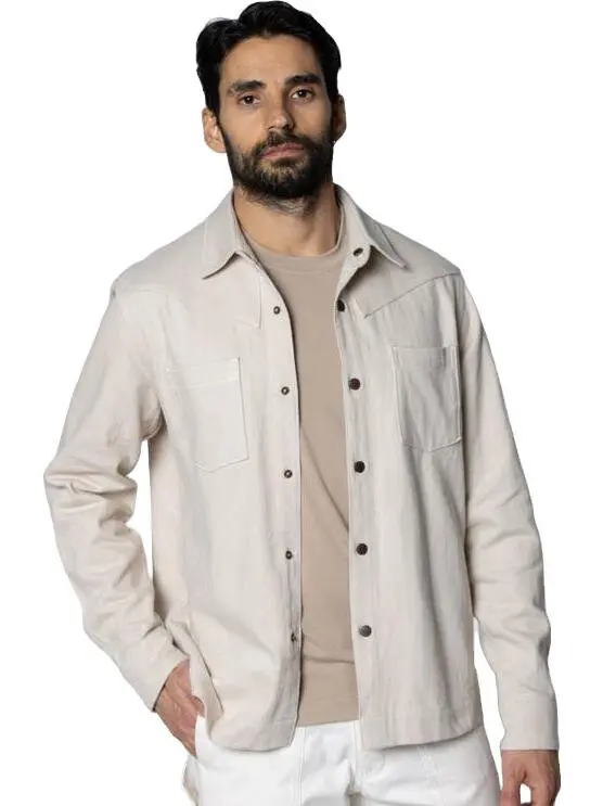 LEISURE LAB Bronco Button Up - Hay