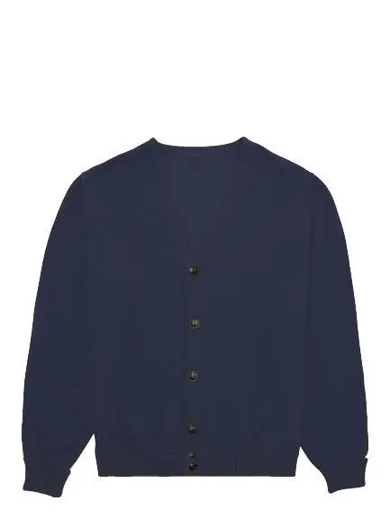 FORTELA Oliver Cotton Knit Cardigan - Blue