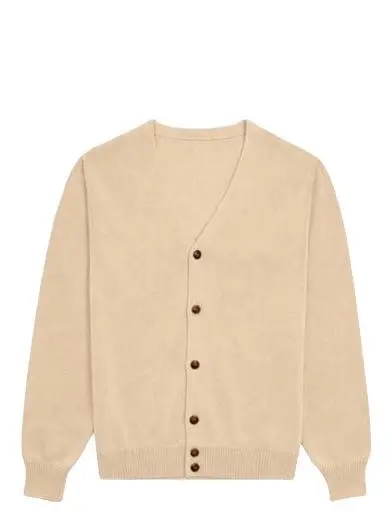 FORTELA Oliver Cotton Knit Cardigan - Ecru