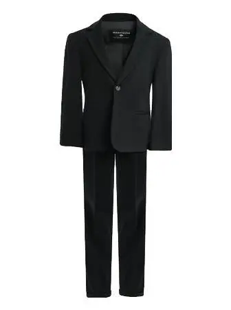 MOUSTACHE Slim-fit Suit Set - Black