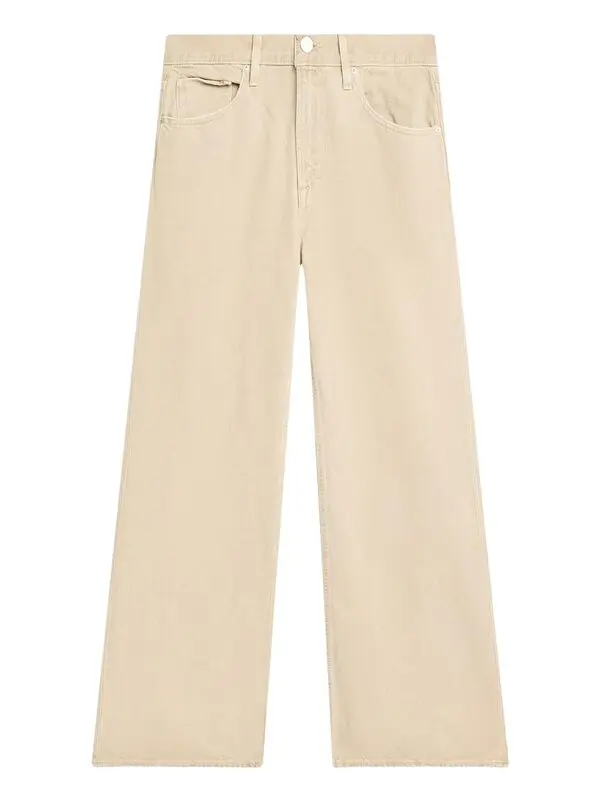 Hudson Jeans Luca Cotton Wide-leg Five-pocket Pants - Astor