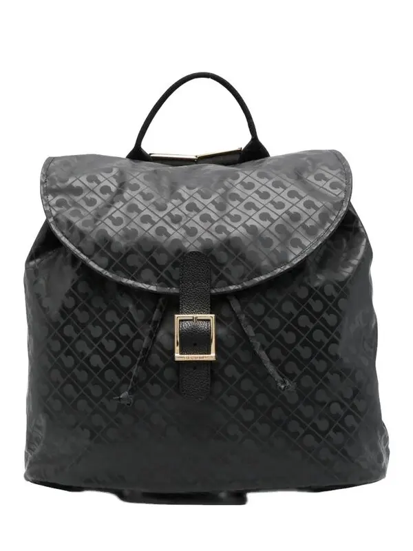 GHERARDINI Monogram Pattern Softy Excalibur Backpack - Grey