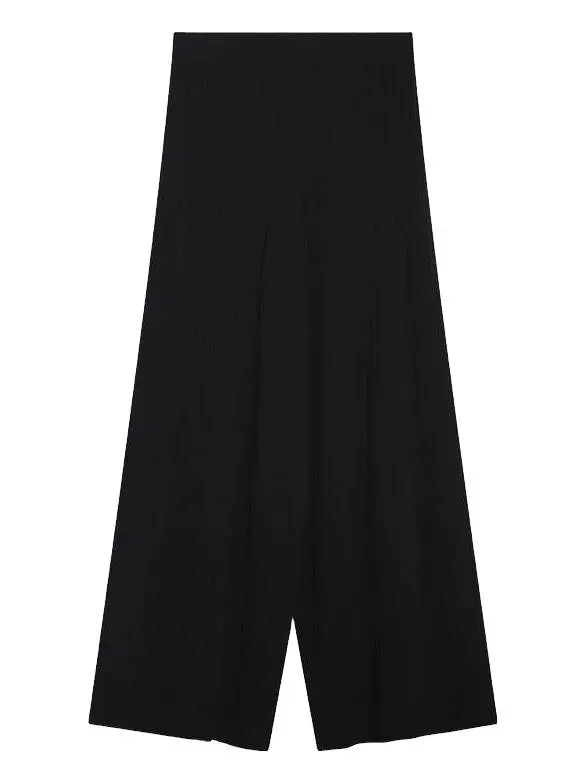 Max Mara Viscose-knit Cropped Trousers - Blue