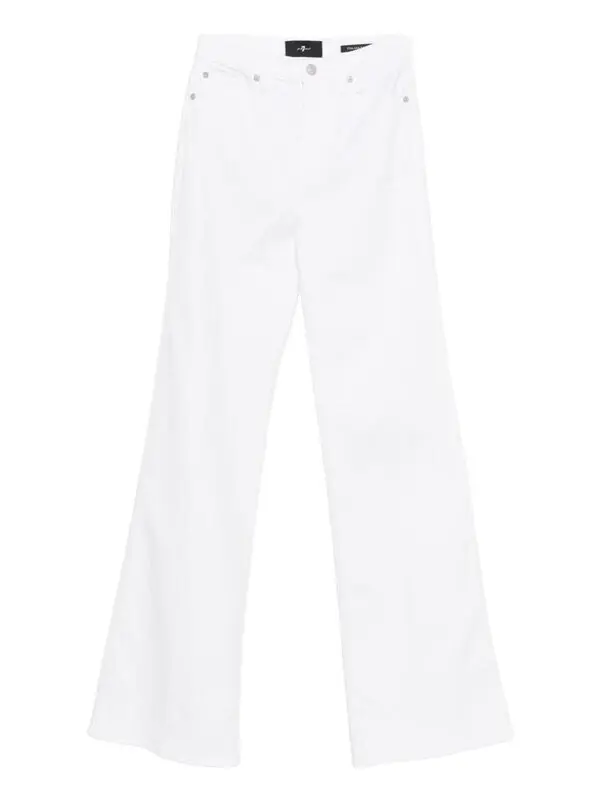 7 For All Mankind Modern Dojo Denim Jeans - White