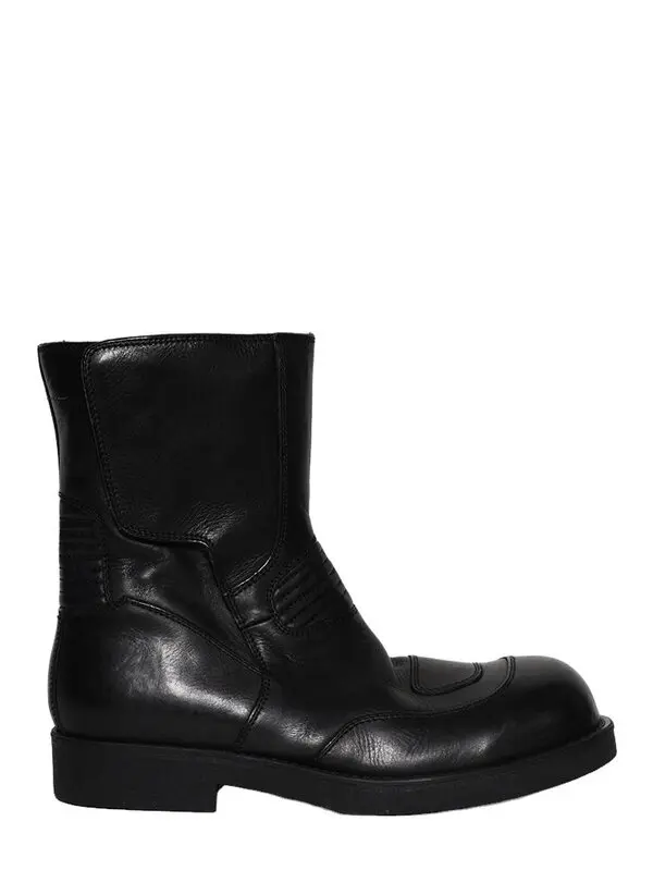 MAISON MARGIELA Calf Leather Ankle Boots - Black