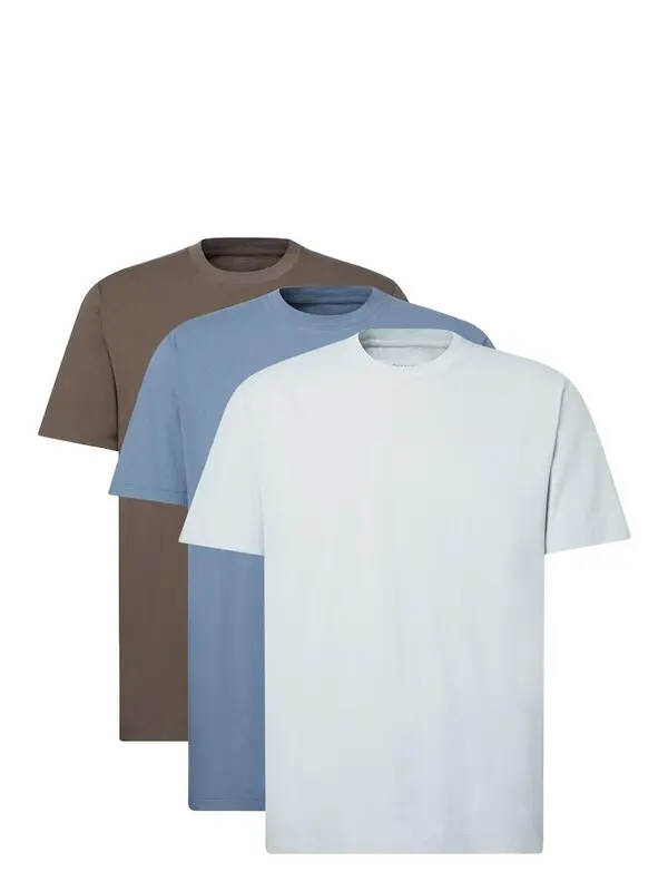 MAISON MARGIELA Set Of 3 Cotton Jersey T-shirts - Grey
