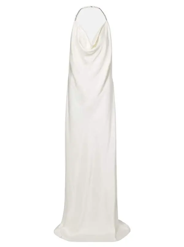 Stella McCartney Crystal-embellished Gown - White