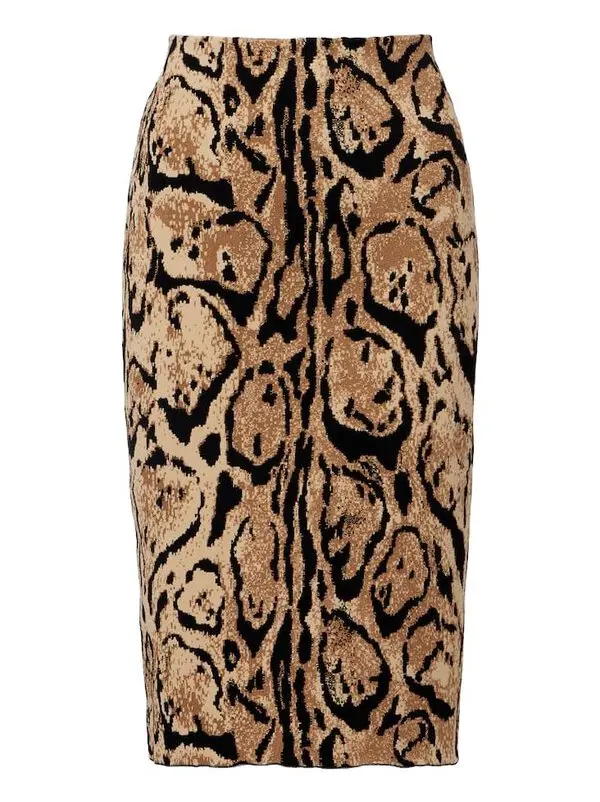 Stella McCartney Jacquard Pencil Skirt - Multicoloured