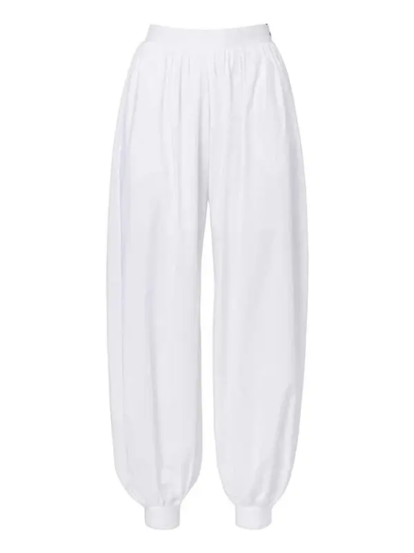 ROTATE BY BIRGER CHRISTENSEN Nicola High-rise Balloon Pants - White