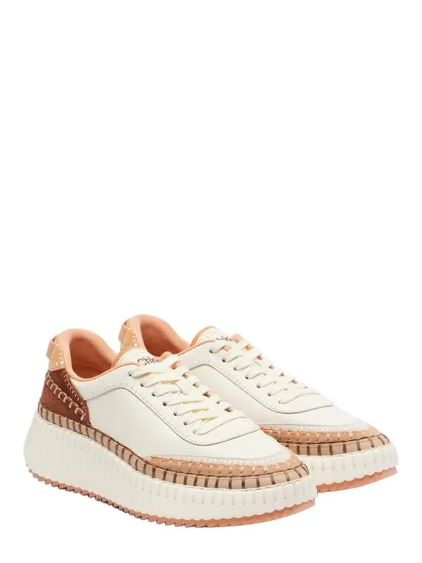 Chloé Nama Mesh Sneakers - White