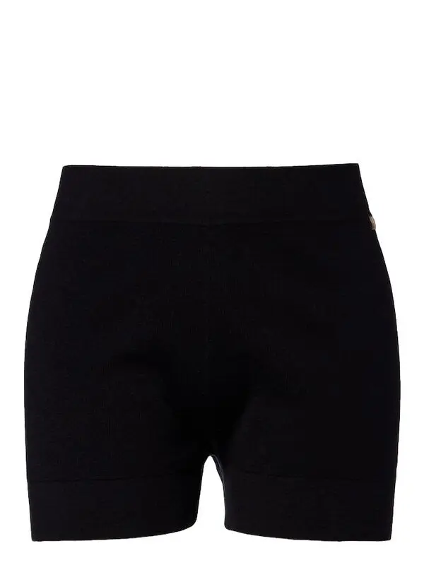 EXTREME CASHMERE X Cotton And Cashmere Shorts - Black