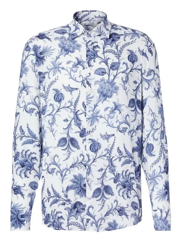 Etro Floral Shirt - Blue