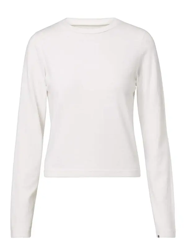EXTREME CASHMERE X N°451 Lisa Cotton And Cashmere Top - White