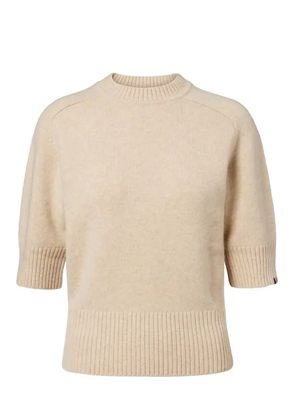 EXTREME CASHMERE X N°374 Lauren Cashmere-blend Top - Beige