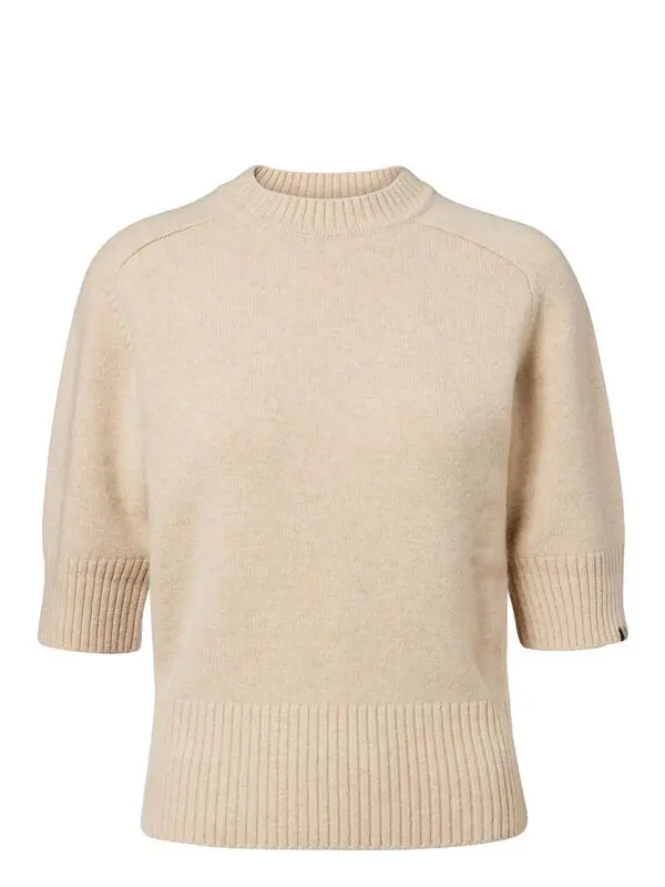 Extreme Cashmere N°374 Lauren Cashmere-blend Top - Beige