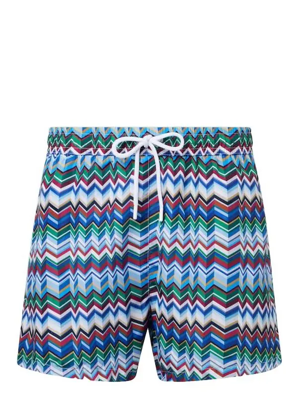 Missoni Zigzag Swim Trunks - Multicoloured