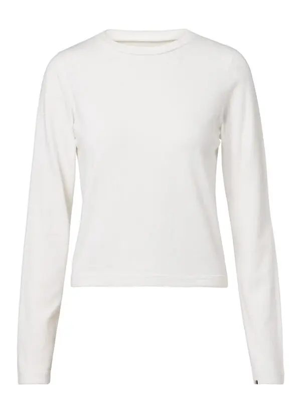 Extreme Cashmere N°451 Lisa Cotton And Cashmere Top - White