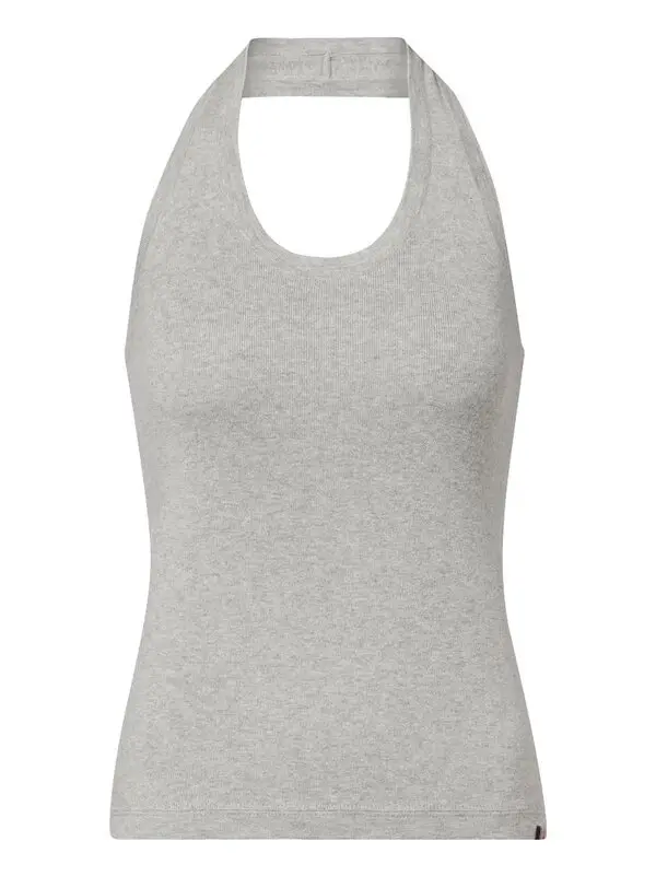 Extreme Cashmere Cotton And Cashmere Jersey Top - Grey