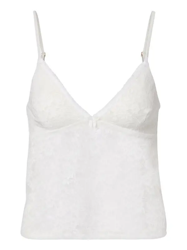 BANANHOT Cami Lace Top - White
