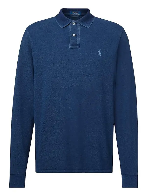 Polo Ralph Lauren Cotton Mesh Polo Shirt - Blue