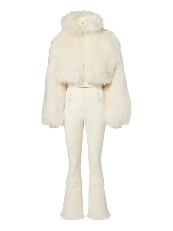 Cordova Nozawa Shearling Ski Suit - White
