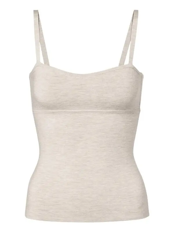 Max Mara Wool-blend Camisole Top - Beige