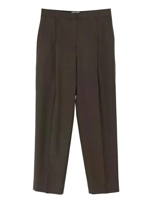 TOTEME Pleated Trousers - Brown