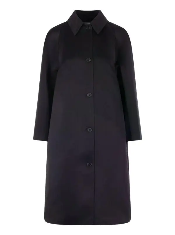 THE ROW Ema Button-up Coat - Black