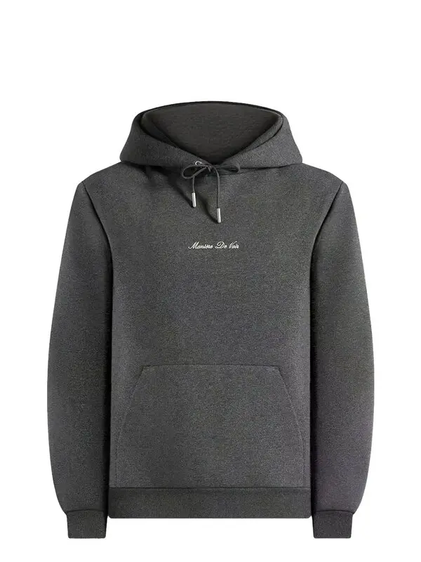 Manière De Voir Gustave Kangaroo-pocket Hoodie - Grey