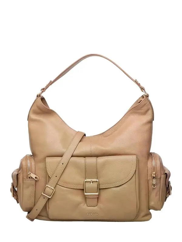 BIASIA Buckle-detail Shoulder Bag - Neutrals