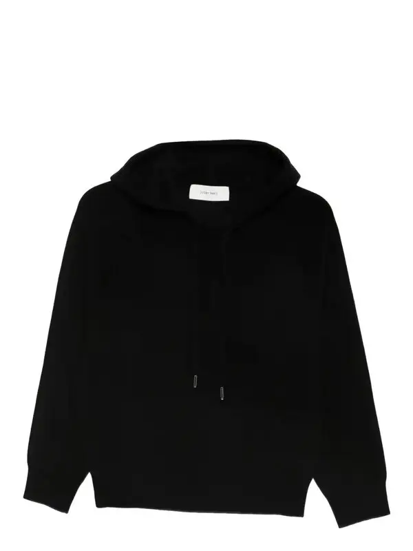 IVORY PARIS Hooded Sweater - Black