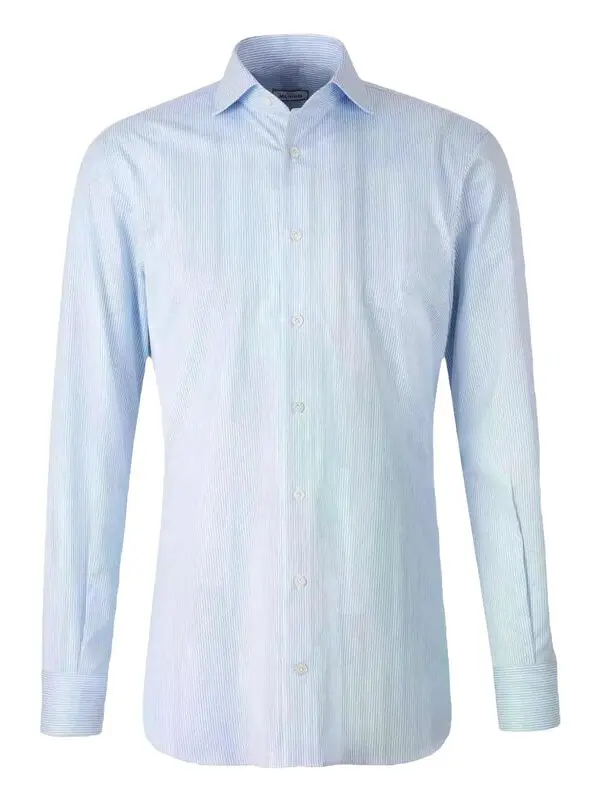 ATELIER MUNRO Classic Button Shirt - Blue