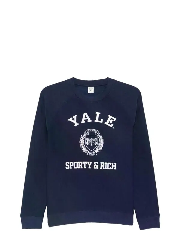 SPORTY & RICH Graphic-print Sweatshirt - Blue