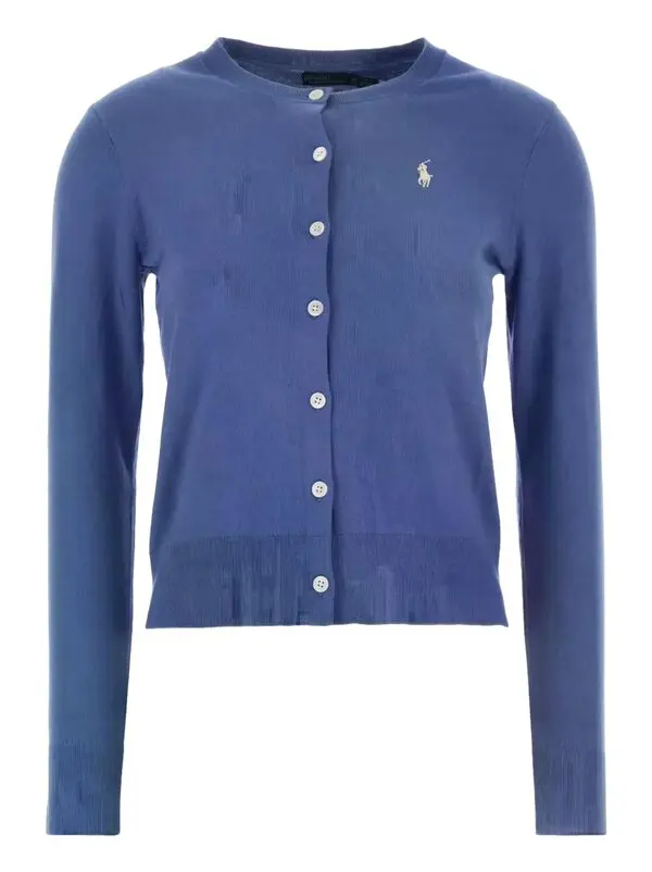 Polo Ralph Lauren Button-fastening Long-sleeve Cardigan - Blue