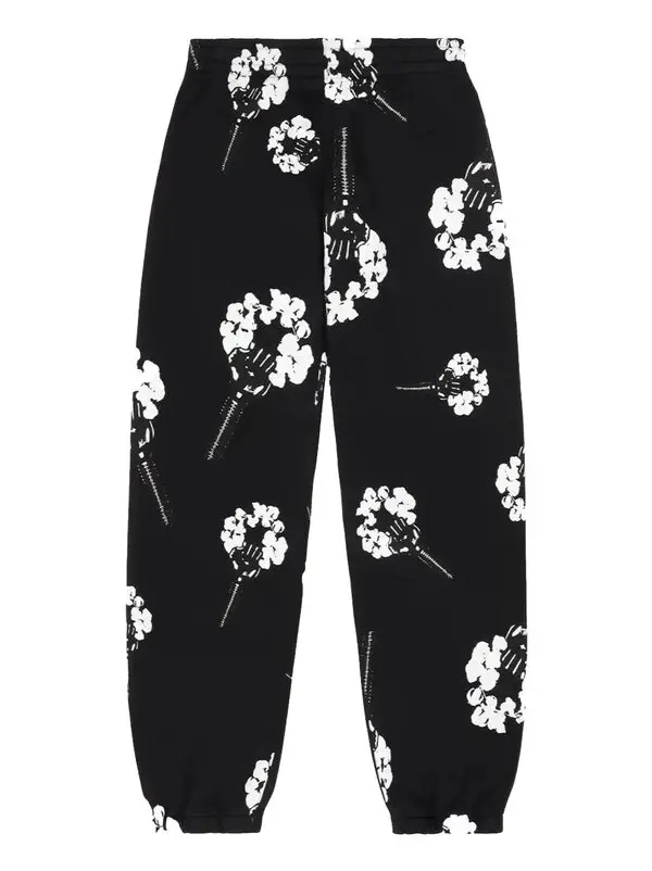 DENIM TEARS Printed Track Pants - Black