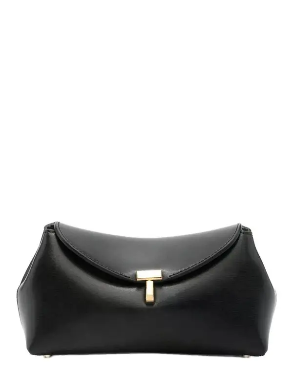 TOTEME T-lock Clutch - Black