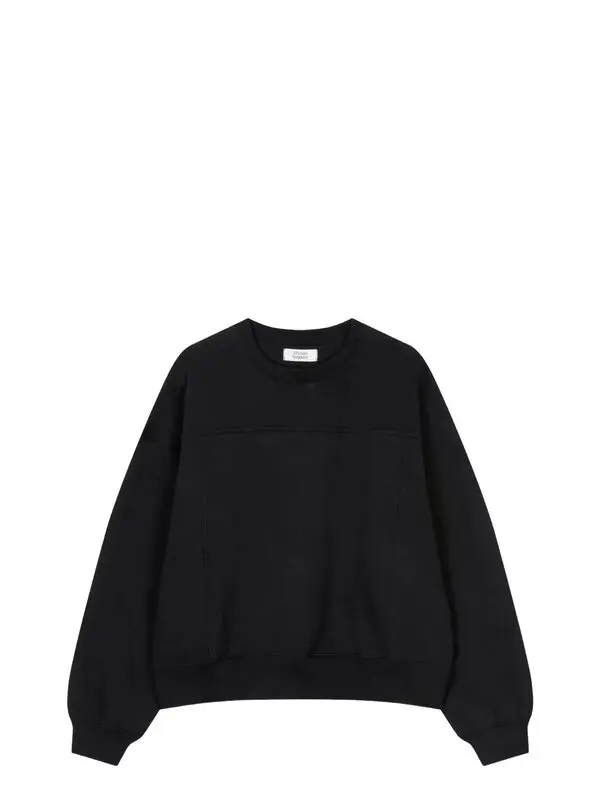 STUDIO TOMBOY Fleece-lined Sweatshirt - Black