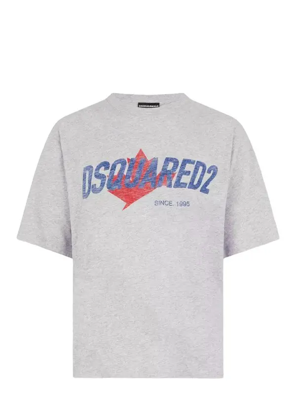 Dsquared2 Crew-neck Short-sleeve T-shirt - Grey
