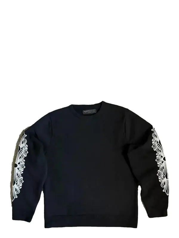 Chrome Hearts Floral Knit Sweatshirt - Black