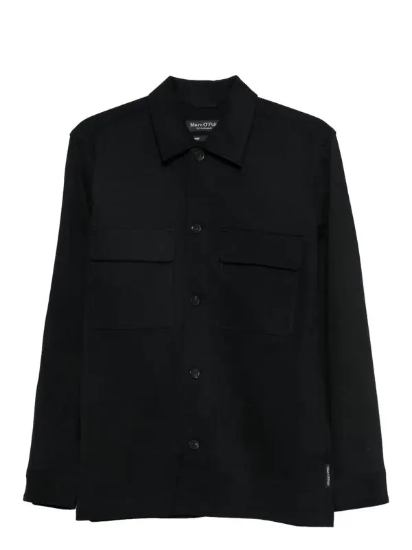 Marc O'polo Buttoned Pocket Overshirt - Blue