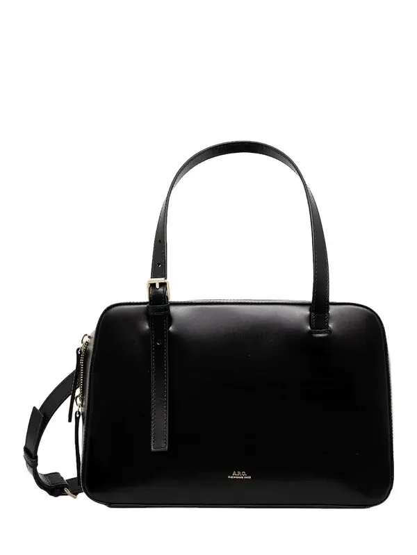 A.p.c. Virginie Top-handle Shoulder Bag - Black