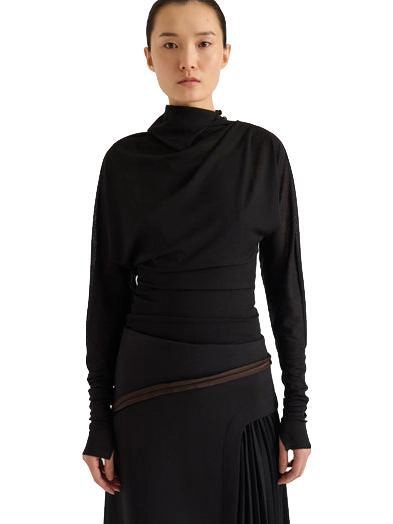 Proenza Schouler Golda Top - Black