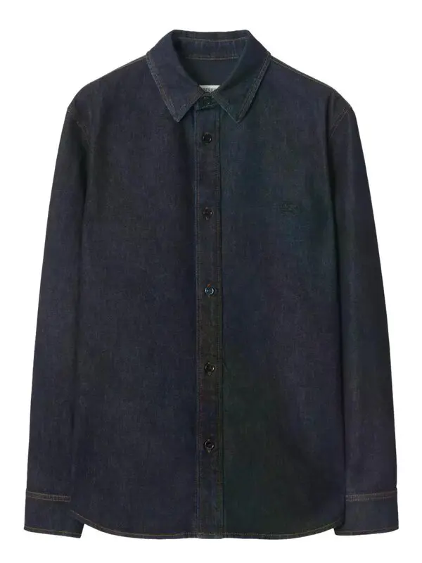 Burberry Selvedge Denim Shirt - Blue
