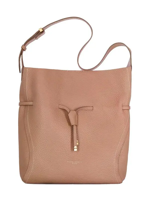 GIANNI CHIARINI Drawstring Bucket Bag - Neutrals