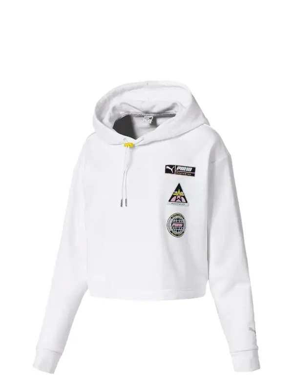 PUMA Graphic Hoodie - White