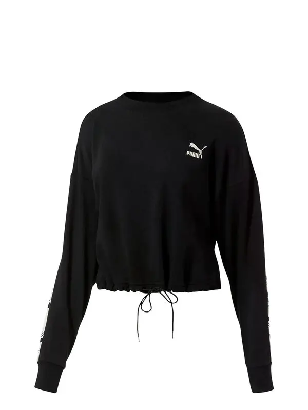 PUMA Crew-neck Sweatshirt - Black