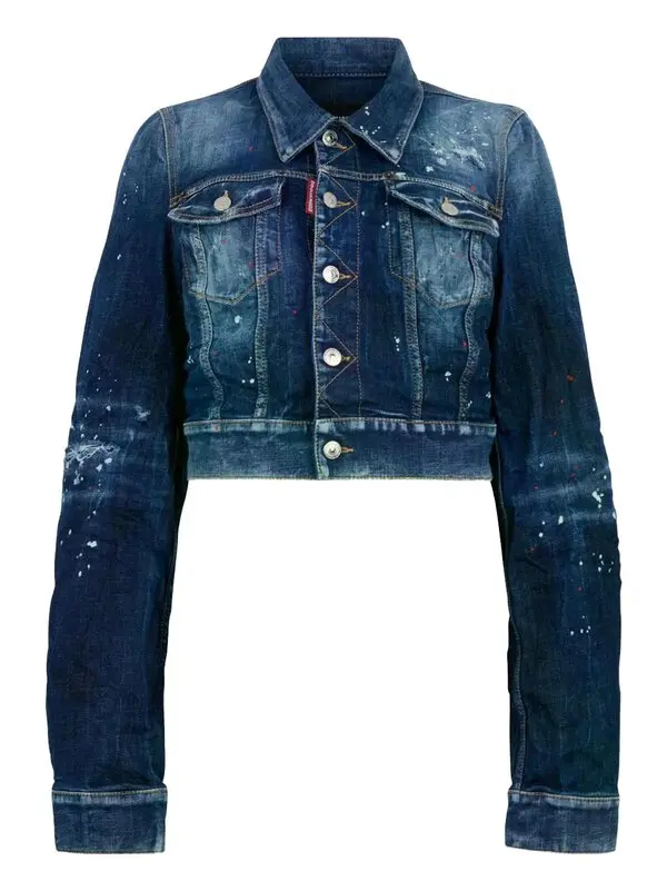Dsquared2 Dean Jean Jacket - Blue